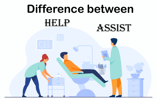 تفاوت help و assist - سالاد زبان