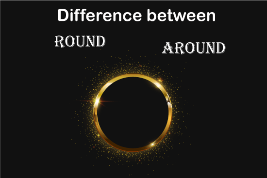 تفاوت round و around [منبع: آکسفورد] - سالاد زبان